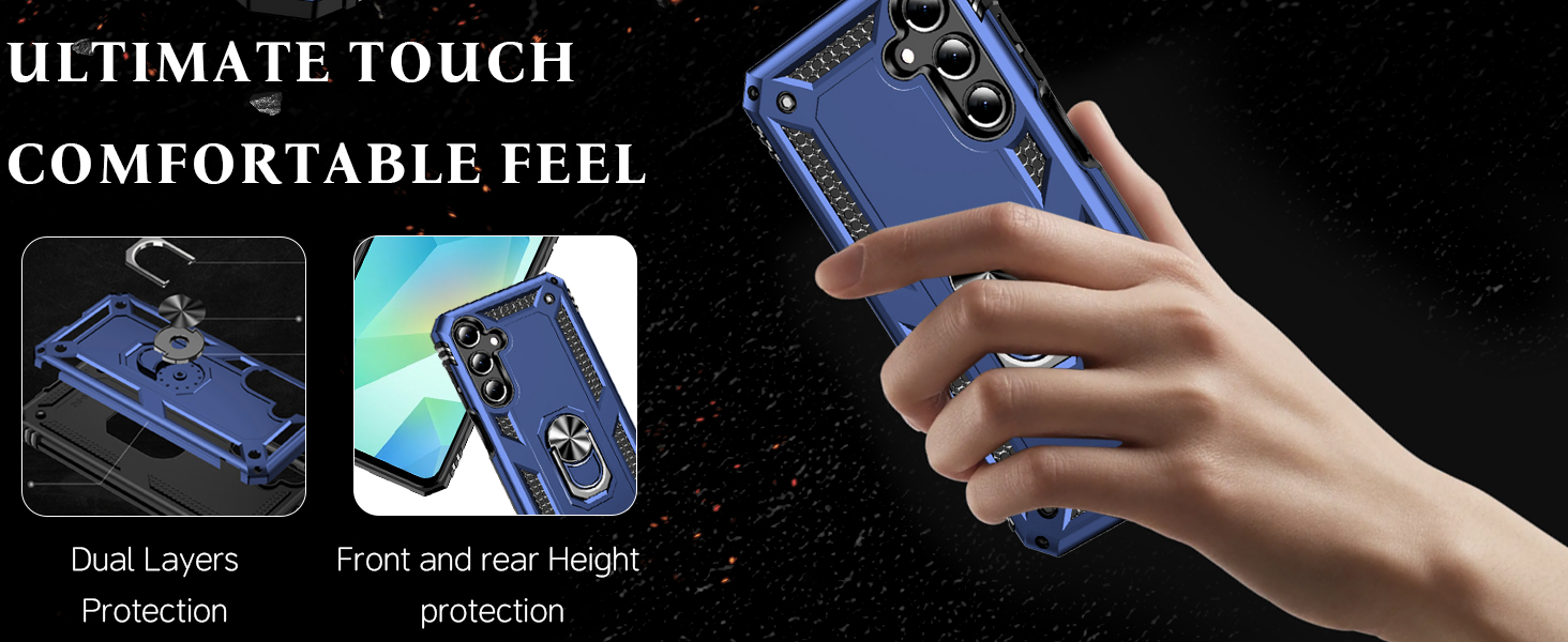 Amazon.com: for Samsung Galaxy A16 5G Case: with Screen Protector - Military Grade Protective ...