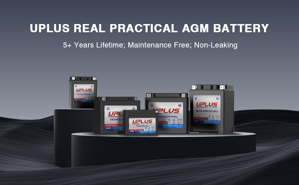 Amazon.com: UPLUS YTX14AHL-BS Motorcycle Battery, EB14A-3 12V 12Ah SLA Batteries Maintenance ...
