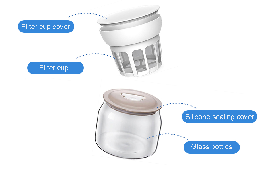 Amazon.com: Yogurt Filter, Yogurt Mesh Strainer Basket, Yogurt Mesh Strainer, Milk Strainer ...