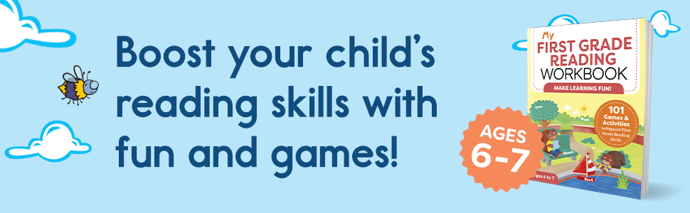 Amazon.com: My First Grade Reading Workbook: 101 Games & Activities To ...