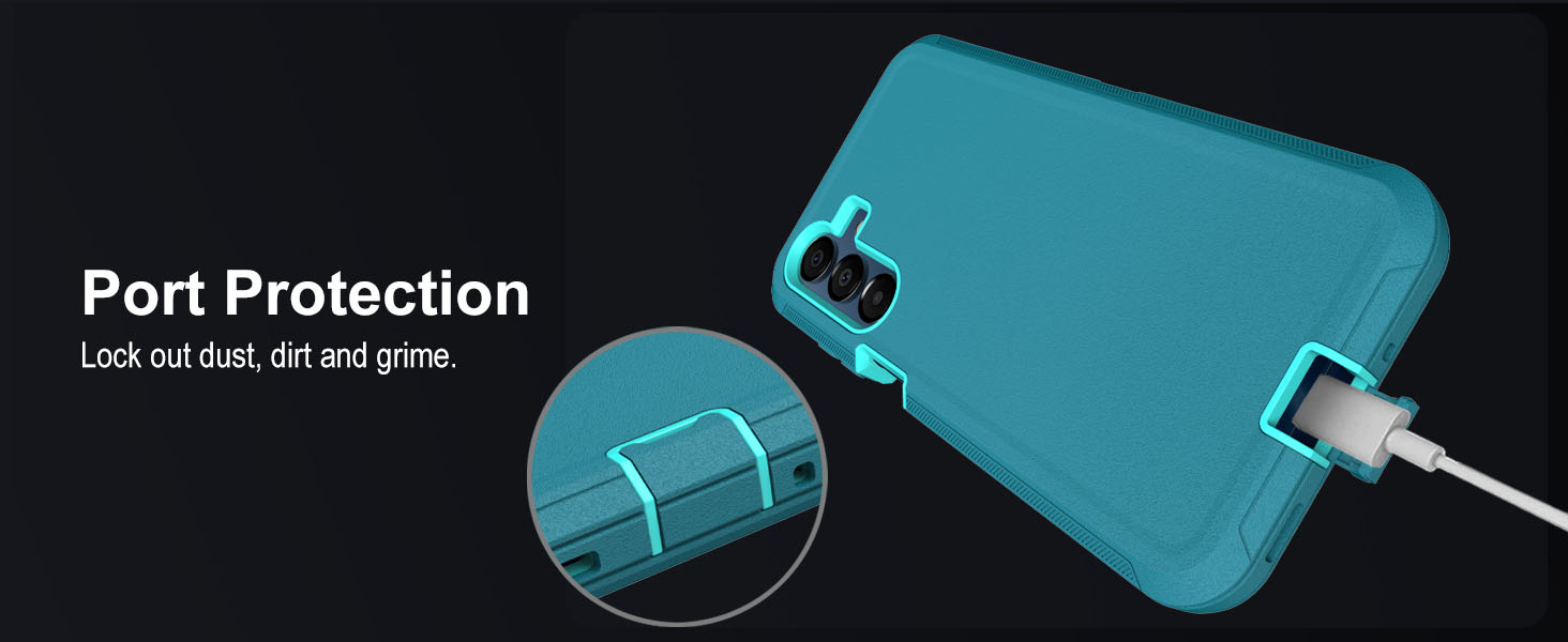 Amazon.com: Aliruke for Samsung Galaxy A16 5G Phone Case, 3-Layer 16ft Drop Protection, with ...