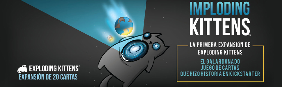 Exploding Kittens | Imploding Kittens | Expansión | Juego de Cartas ...
