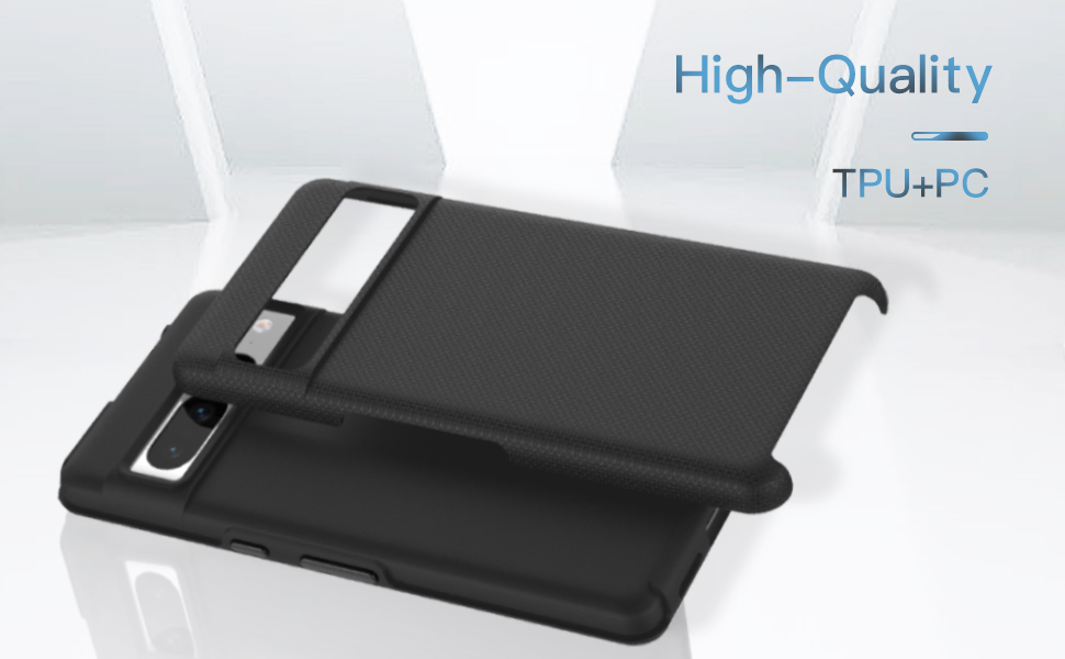 Amazon.com: Google Pixel 7 Case with Screen Protector, Dual Layer Anti-Scratch Hard PC and Soft ...