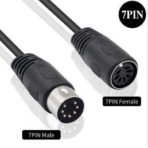 Amazon.com: Poyiccot 7 Pin DIN Cable, 7Pin DIN Male to Female Extension Cable, Professional ...