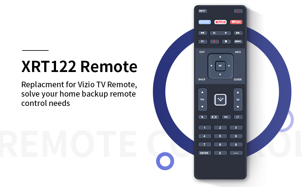 Xrt122 Replacement Remote Control Compatible For Vizio