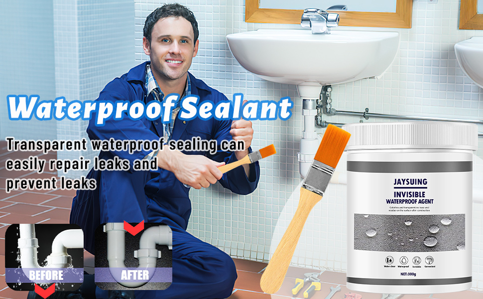 shallyong 2x300g Sigillante Impermeabile,Colla Impermeabile Trasparente, Waterproof Glue ...