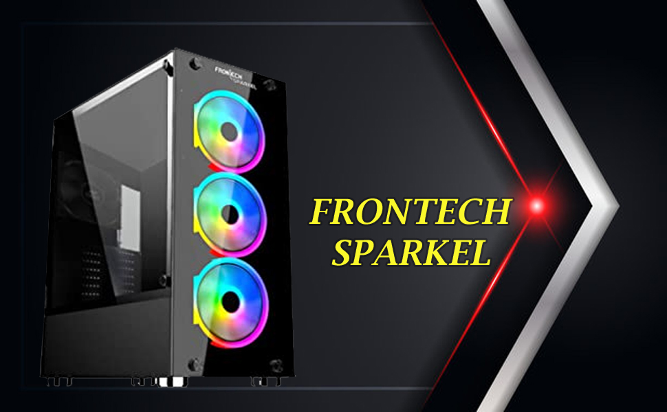 Amazon.in: Buy Frontech Gaming Cabinet Computer case with 3x120mm RGB ...