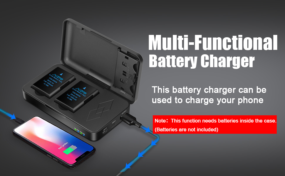 Amazon.com: JYJZPB D3400 EN-EL14 EN-EL14A Cargador de batería con salida USB y 2 ranuras para ...