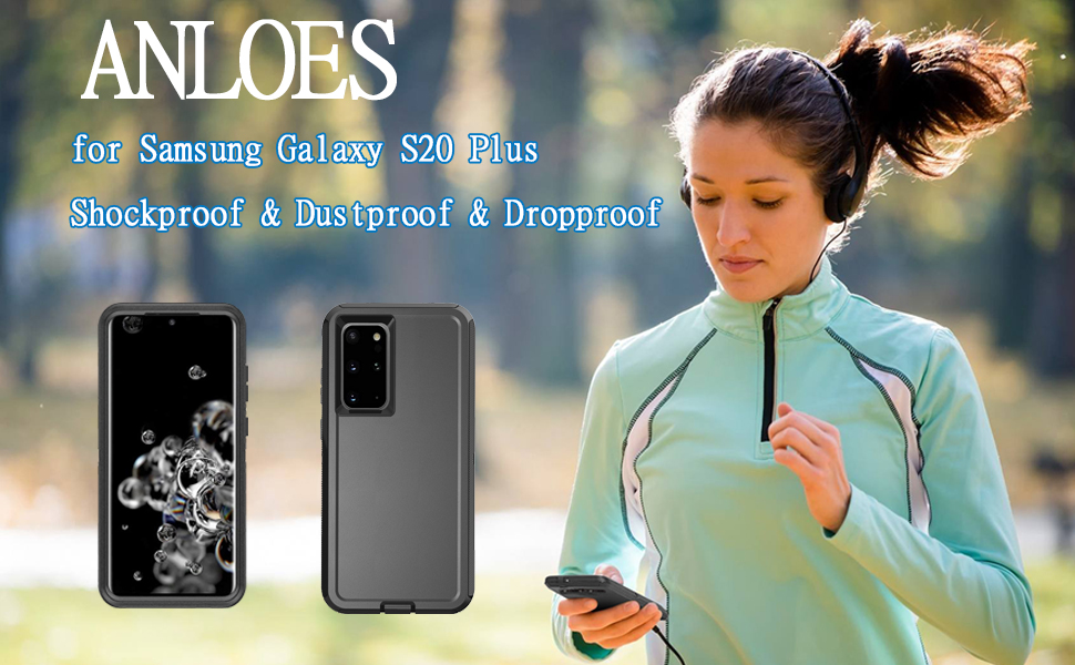 Amazon.com: Anloes Case for Samsung Galaxy S20 Plus 5G, Phone Case Heavy Duty Shockproof Rugged ...