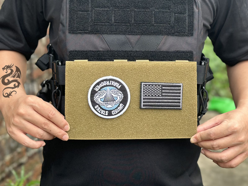 Amazon.com: Molle Patch Panel Mounting Placard Platform,tactifans MOLLE Hook and Loop Panel for ...