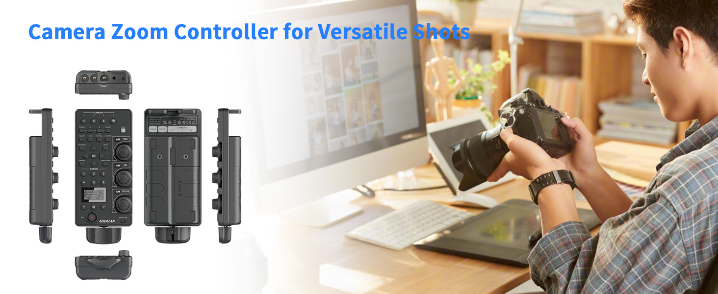 Amazon.com: Wireless and Wired Remote Commander & Lanc Camera Zoom Controller for Sony – Focus ...