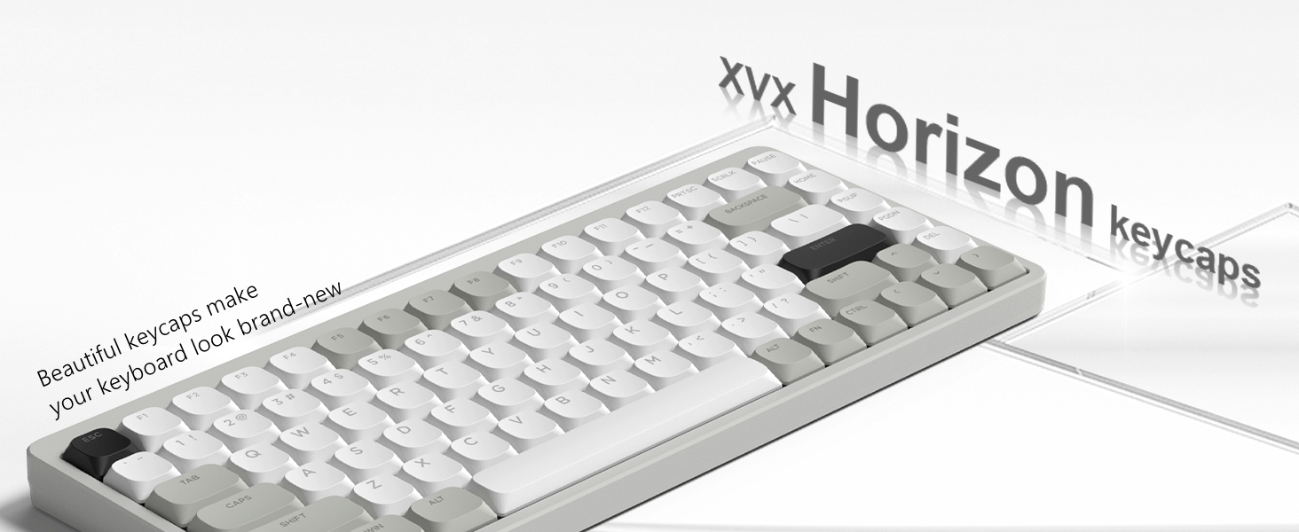 Amazon.com: XVX Low Profile Keycaps - Shine Through Keycaps, Keyboard Keycaps, Keycaps 75 ...