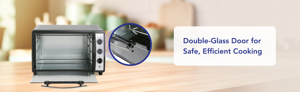 Super General 46L Electric Oven SGEO046KRC, Multi-Cooking Function, Timer with Auto Shut Off ...