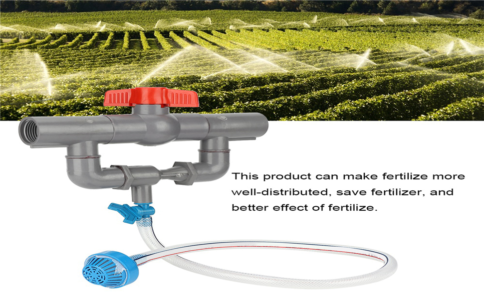 TOPINCN Fertilizer Mixer Injectors Garden Irrigation Device Kit Cultivating Irrigation System ...