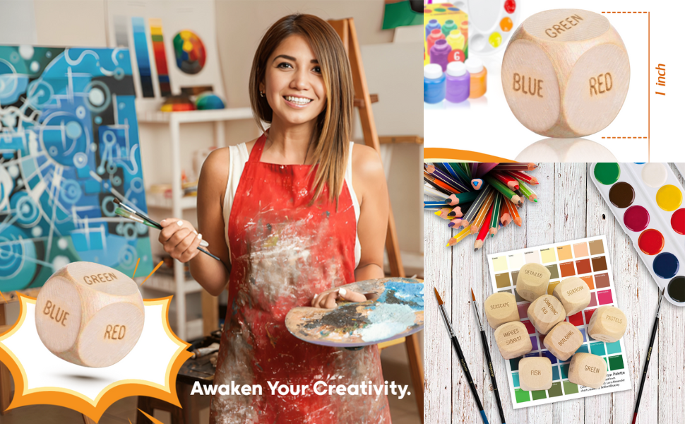 Amazon.com: Art Painting Dice, Art Dice & Drawing Games - Best Gifts ...