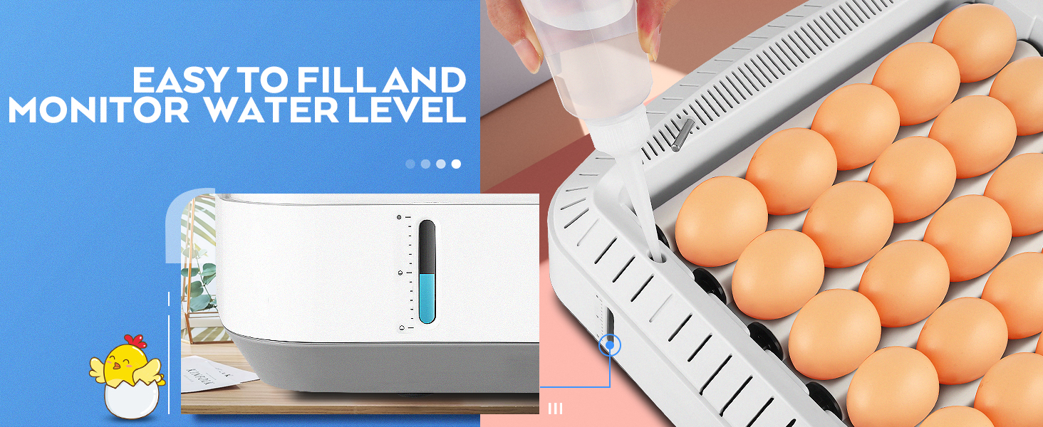 Amazon.com : Egg Incubators Sailnovo 35-56 Eggs with Automatic Egg Turning and Humidity Control ...