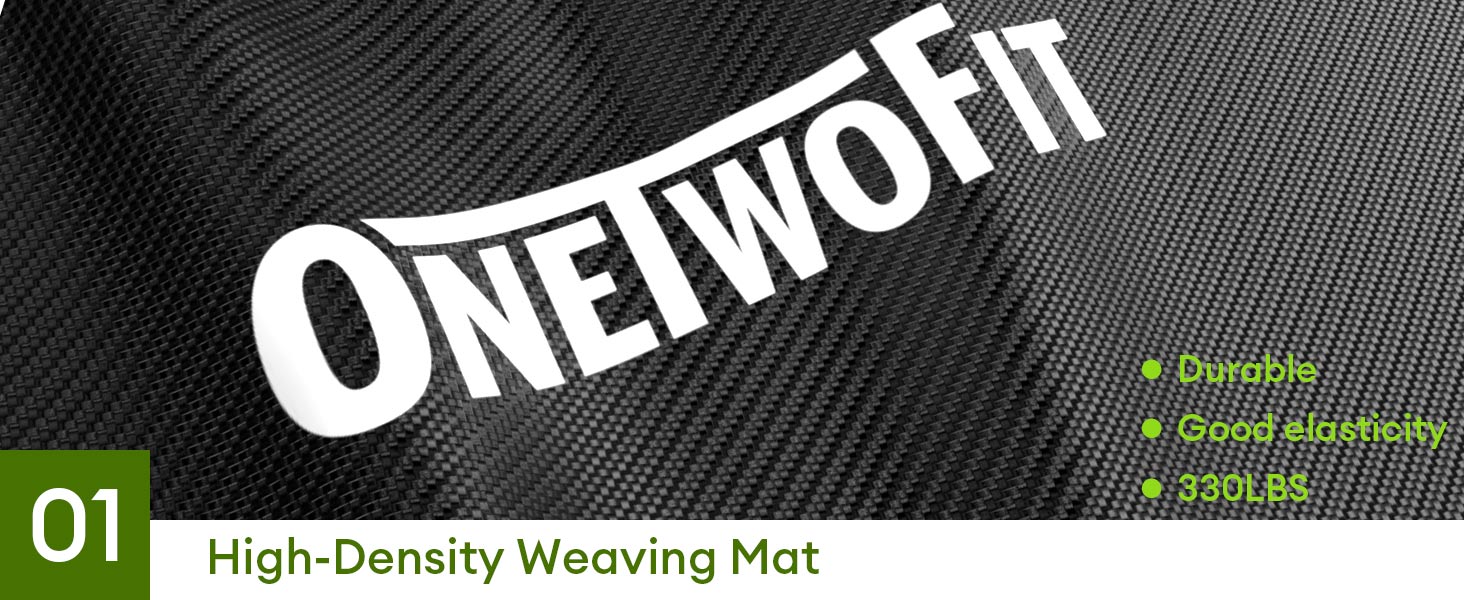 ONETWOFIT 42"/45" Rebounder Trampoline for Adults, Silent Mini Trampoline Indoor Exercise ...