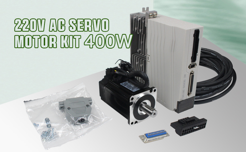 Amazon.co.jp: RATTMMOTOR 400W Servo Motor Kit, Servo Motor with Servo ...