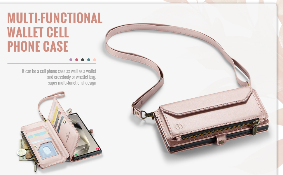 Amazon.com: Strapurs Wallet Case Compatible with Samsung Galaxy S24 Ultra 5G RFID Blocking 10 ...