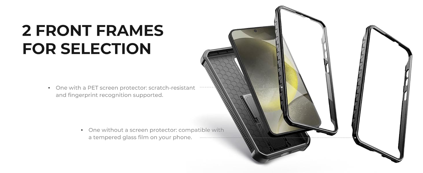 Amazon.com: Dexnor for Samsung Galaxy S24 Case with Built-in Slide Camera Cover & Screen ...