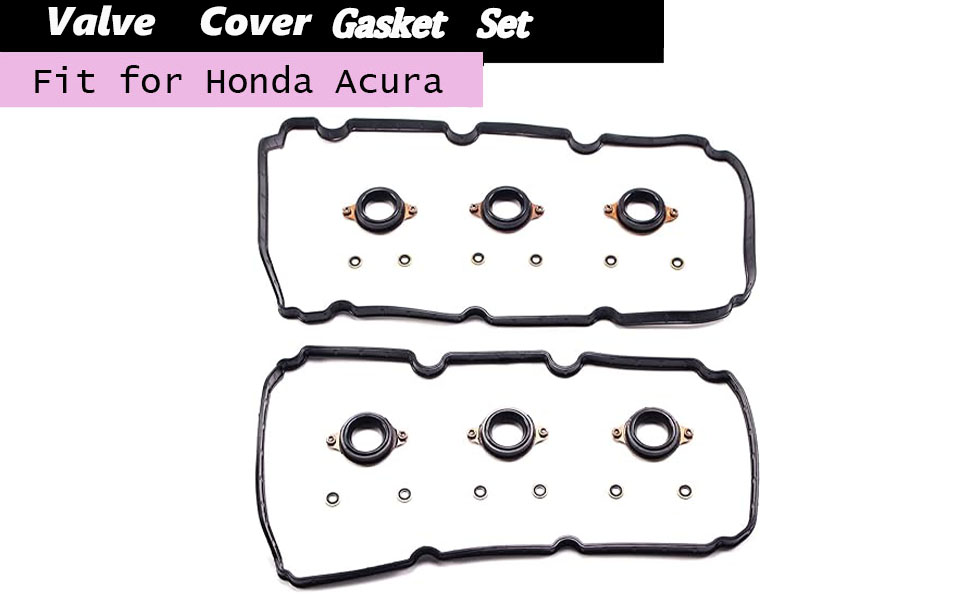 Amazon.com: AUCERAMIC 0362072 Valve Cover Gasket Set with Spark Plug Seals Fit 2013-2021 for ...