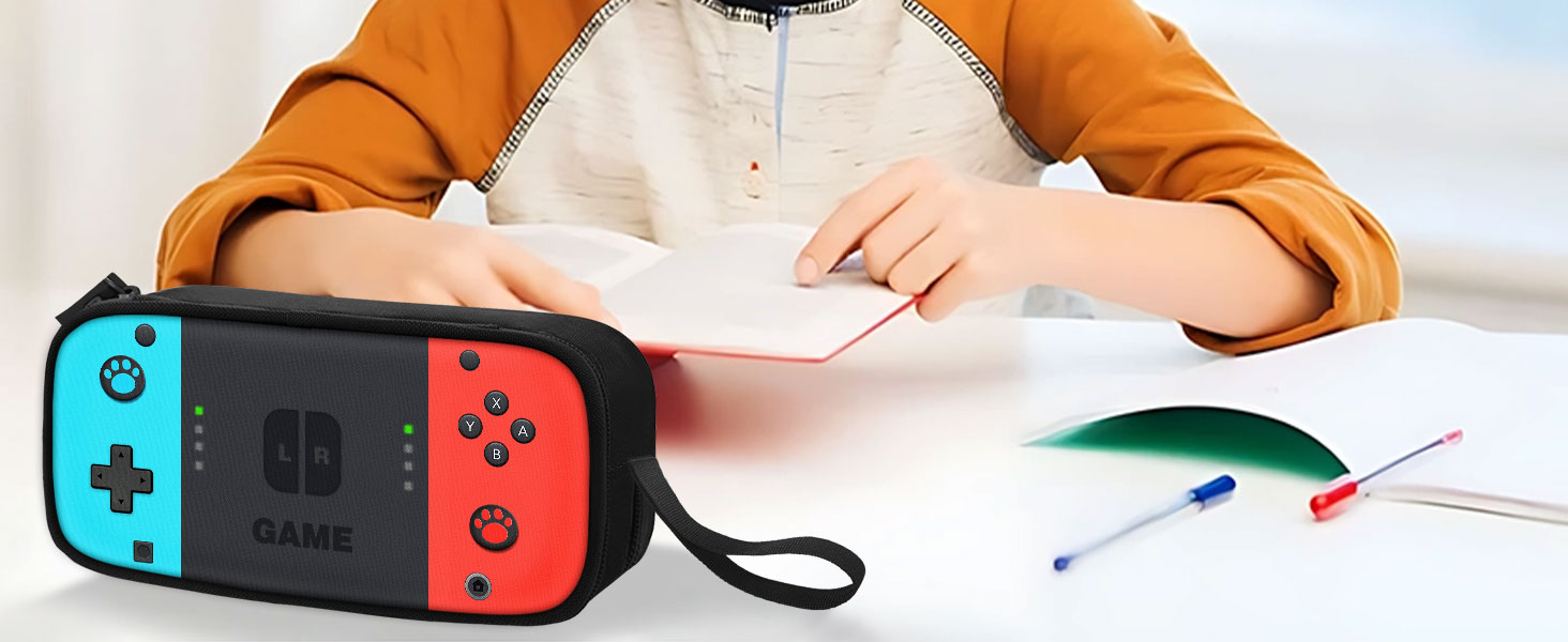 Amazon.com: JIRAIKEI Gamer Pencil Case for Boys, Large Boys Pencil Pouch for Kids Teens School ...