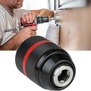 Keyless Hand Drill Chuck, for M18, 1/2-20UNF Mount 1.5 to 13 mm Self-tighten Drill Chuck, All ...