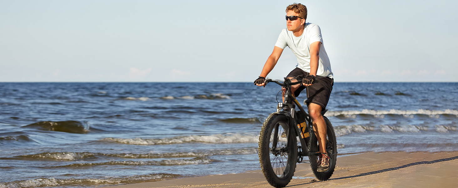 Amazon.com : ZDZA Electric Bike, 26"x4.0" Fat Tire Electric Bike, 1500W Peak Motor, 48V 14.5Ah ...