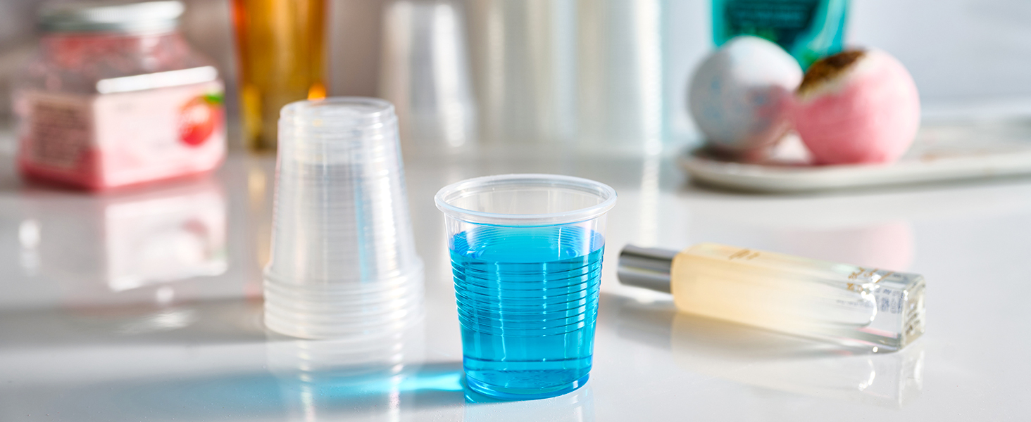 Amazon.com: 1200Pack 3oz Plastic Cups,Disposable Mouthwash Cups,3 Ounce Small Clear Tumblers for ...