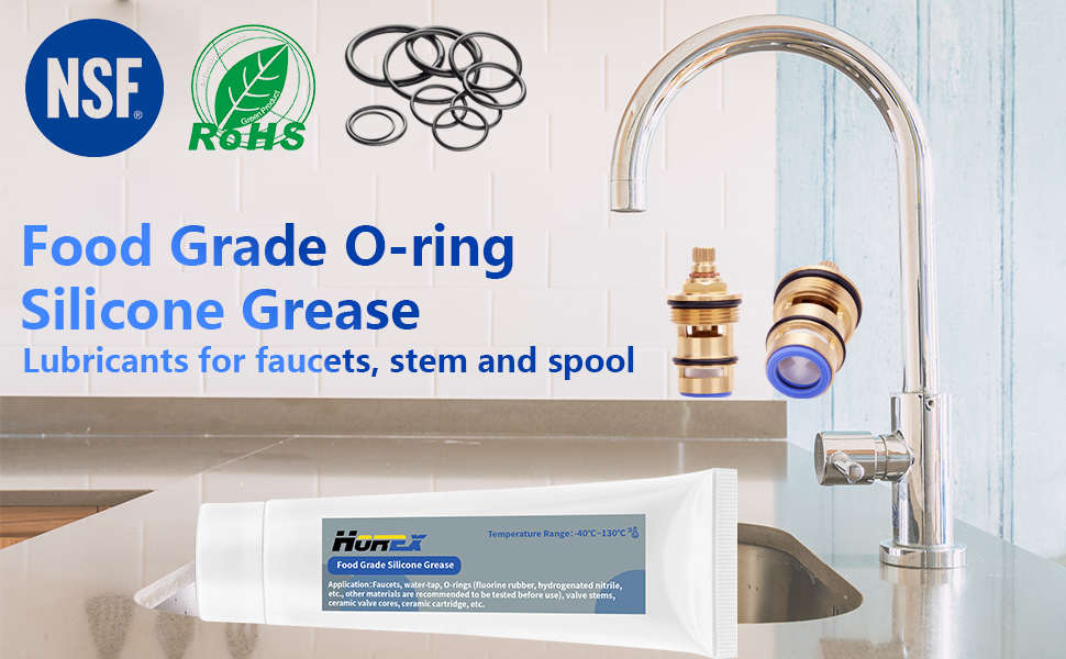 Amazon.com: Horex O-Ring Silicone Grease 20g Food Grade Faucet Valve Seals Lubricant Waterproof ...