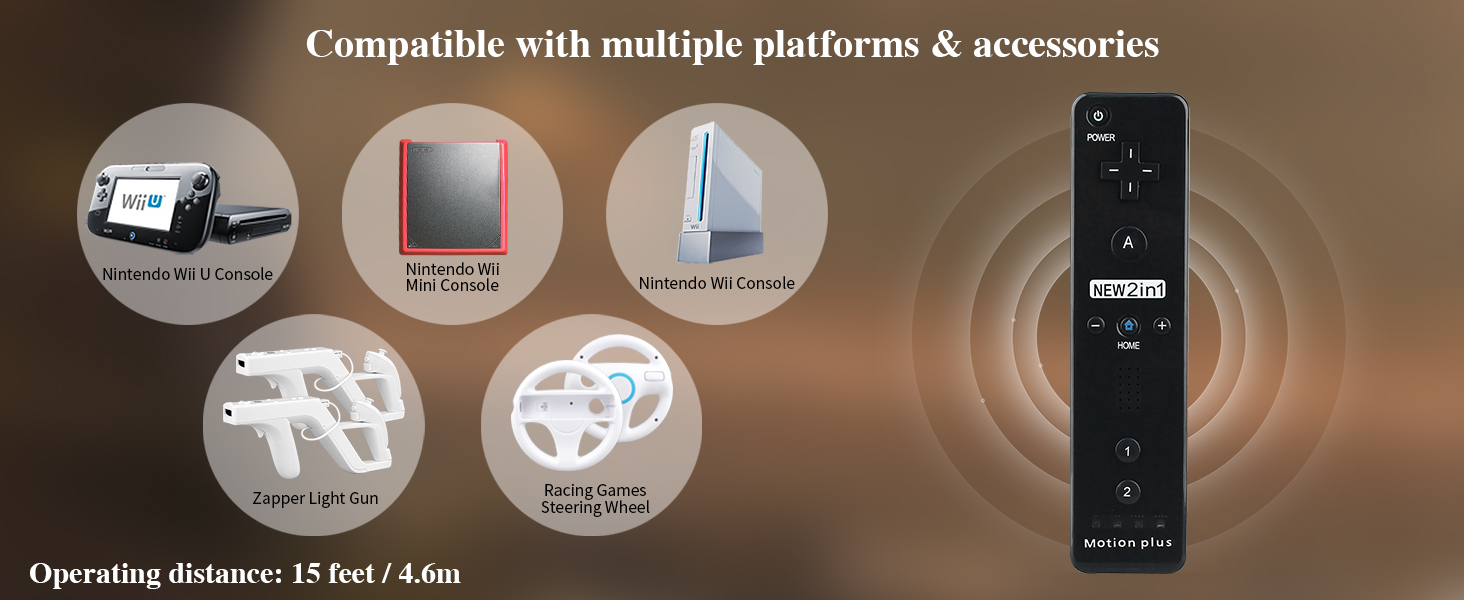 OSTENT Mando a Distancia 2 en 1 Integrado Motion Plus + Nunchuk para ...