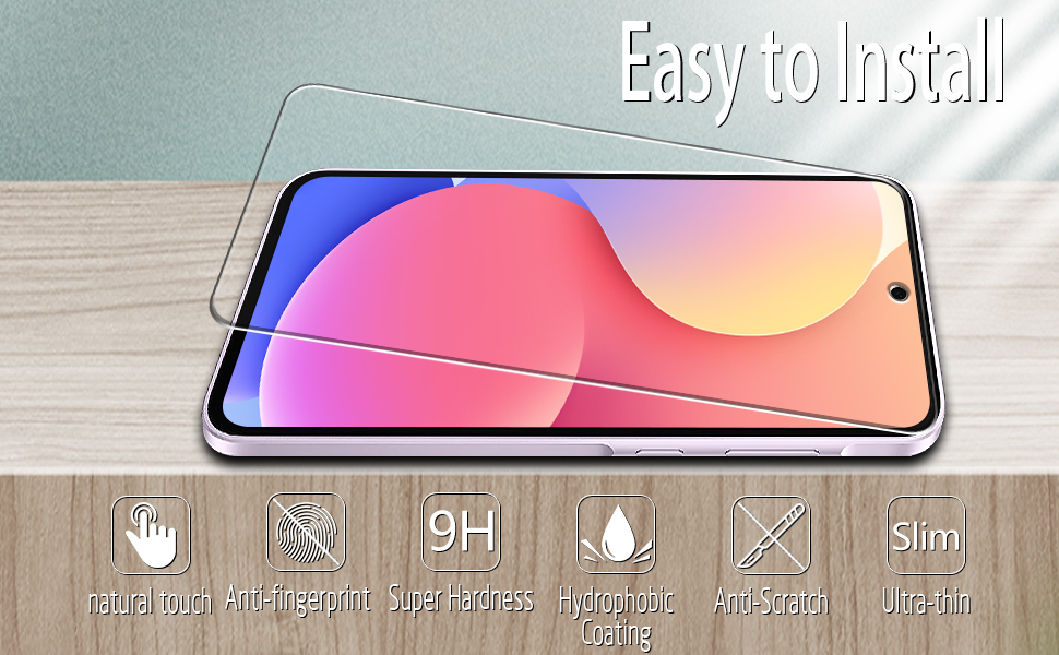 Amazon.com: Bencuku (2 Pack) Designed for Samsung Galaxy A36 5G Tempered Glass Screen Protector ...