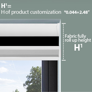 Amazon.com: Yoolax Motorized Top Down Bottom Up Shades with Remote Control, Day Night Cellular ...