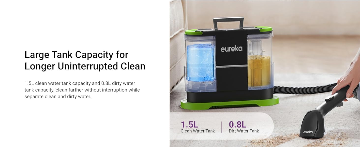 EUREKA NEY100 Portable Carpet and Upholstery Cleaner, Spot Cleaner for ...