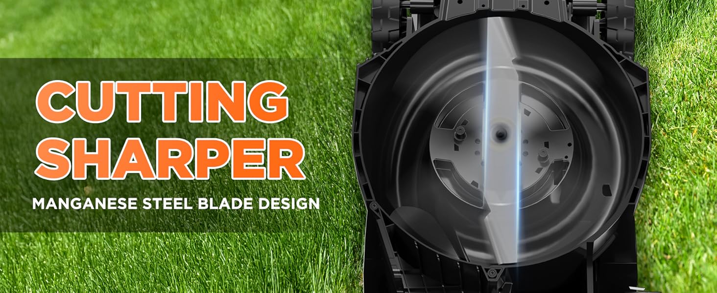 Amazon.com : Litheli 40V (2 x 20V) 16" Electric Lawn Mower Cordless ...