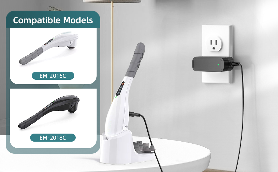 Amazon.com: 12V Charger for RENPHO Massager EM-2016C 2016 RF-EM2018C EM ...