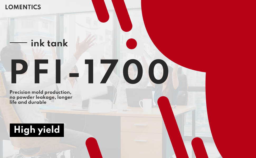 Amazon.com: PFI-1700 Full Color 700ml Pigment Ink Tank (12-Pack, MBK BK C M Y R GY B PGY PC PM ...