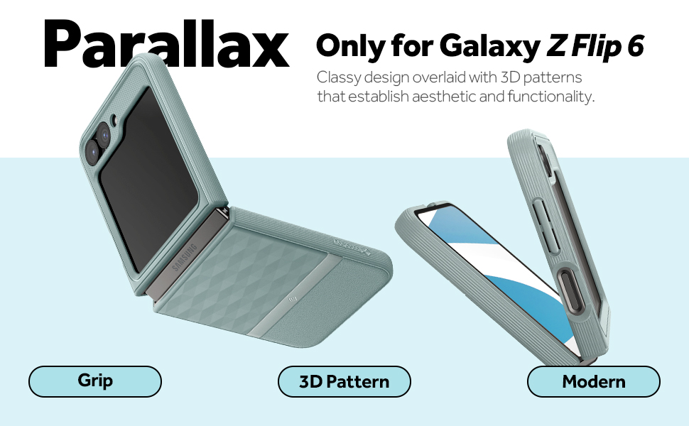 Amazon.com: Caseology Parallax 3D Ergonomic Pattern Protective Case Compatible with Samsung ...