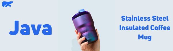 Headway Java Insulated Travel Coffee Mug Tumbler with Flip lid keeps ...