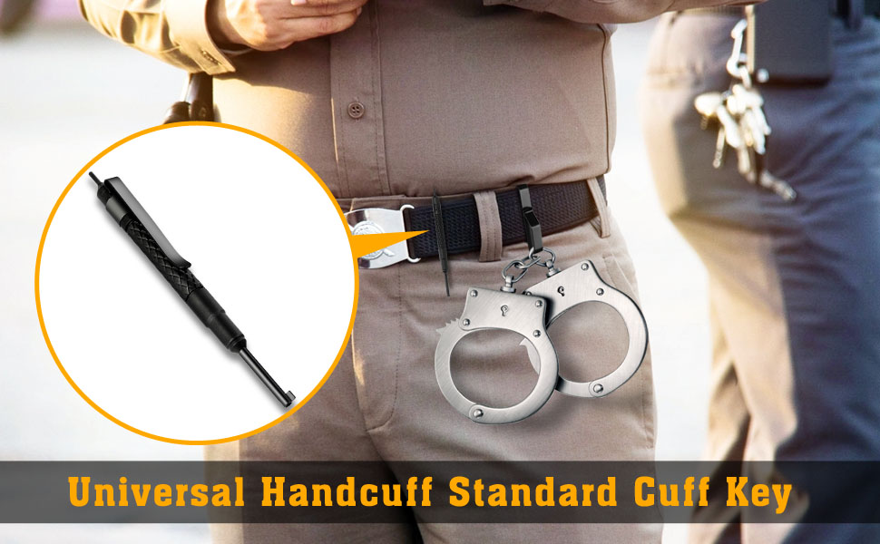 Amazon.com : JOTOVO Oversize Tactical Police Cuff key Universal Handcuff Key, Extend Durable ...