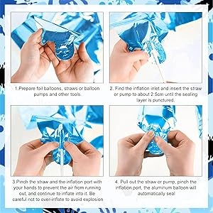 Amazon.com: JeVenis Blue Hi Five Birthday Party Decorations 5th Birthday Party Decorations Boys ...