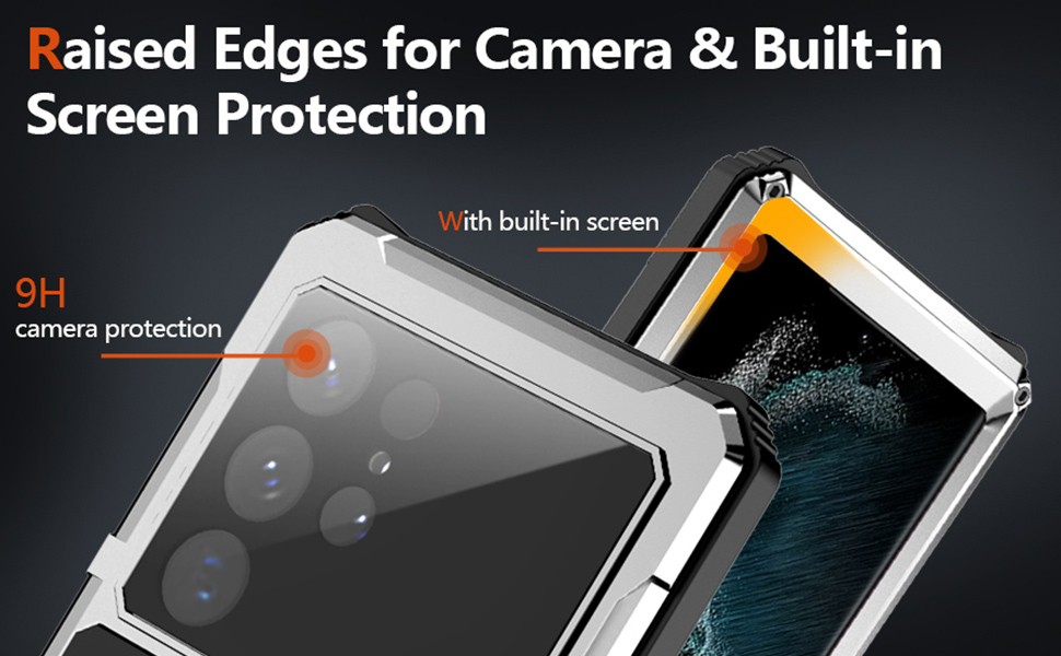 Amazon.com: Lunivop for Samsung Galaxy S23 Ultra Case Metal Hard for Galaxy S23Ultra 5G Phone ...