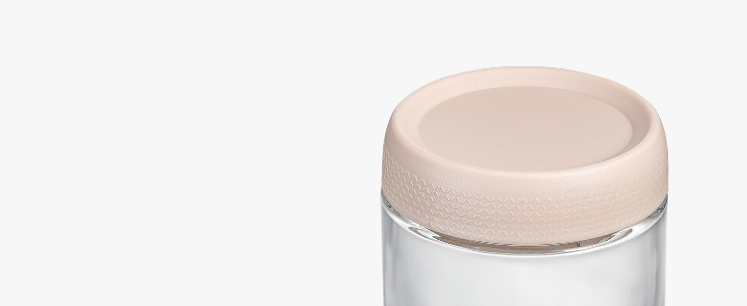 Amazon.com: NETANY 6-pack 16oz Glass jars with Airtight Lids, Overnight Oats Containers with ...