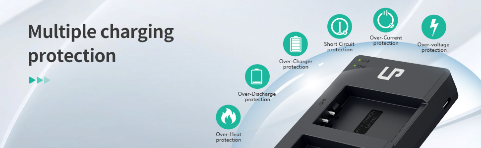 Amazon.com : LP LP-E12 Battery Charger Pack, 2-Pack Battery & Dual Slot Charger Compatible with ...