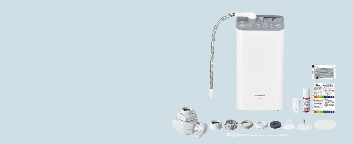 Amazon.co.jp: パナソニック アルカリイオン整水器 有機フッ素化合物 PFOS/PFOA除去対応 ライトグレー TK-AS47-H: ホーム＆キッチン