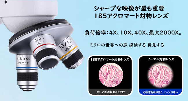 Amazon.co.jp: Misoterm 複合型双眼顕微鏡 40X～2000倍 デュアルLED照明顕微鏡 XY軸ローディングステージ 移動式ノギス 学生・社会人向け実体顕微鏡 : おもちゃ