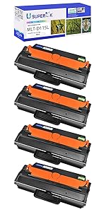 Amazon.com: SuperInk 1 Pack Premium High Yield Toner Cartridge Compatible for Samsung MLT-D115L ...