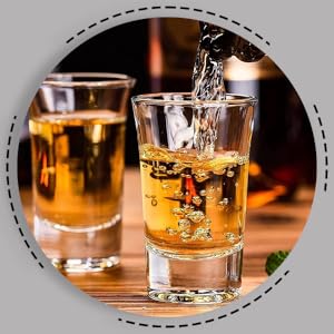 Buy MUAC Premium Heavy Base Shot Glass Set, Whisky Shot Glass 35 ML ...