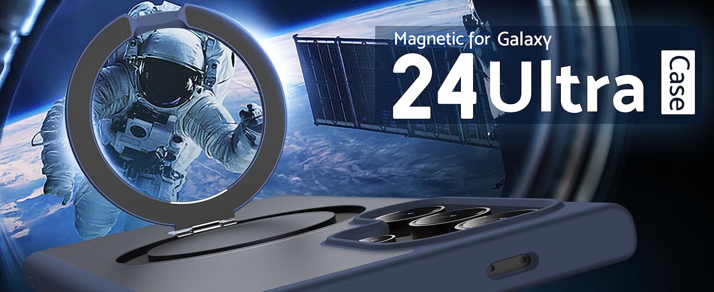 Amazon.com: DASFOND Mag-Stand Galaxy S24 Ultra Case, 2024 Upgraded [All-in-1] [Compatible with ...