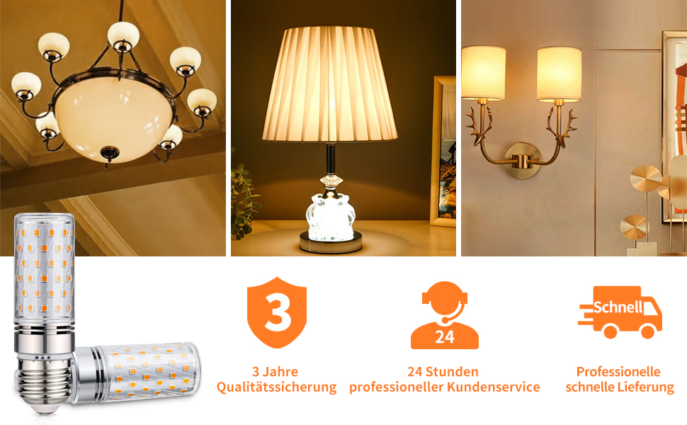 Tomosu LED Birne E27 Warmweiss 3000K Extra Hell 1600LM, 16W LED Glühbirne ersatz 150W Glühlampe ...